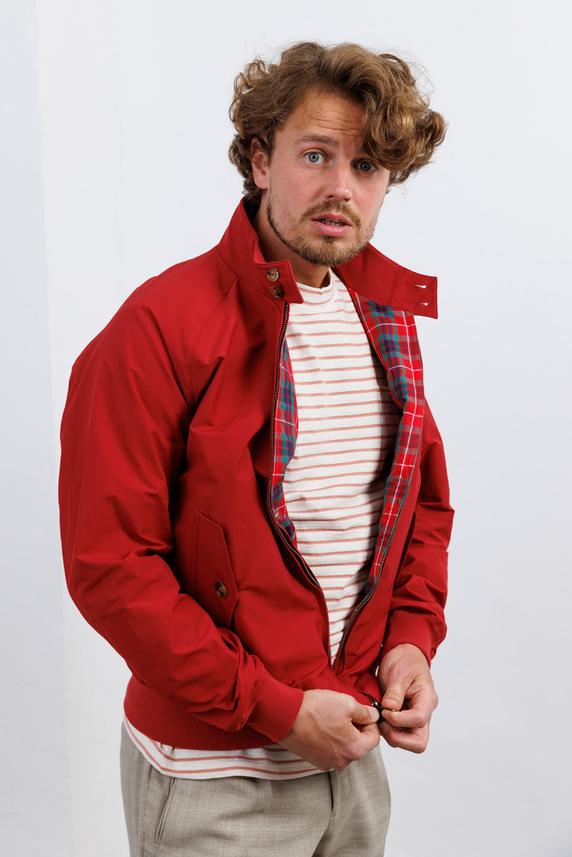 Baracuta G9 Harrington Jacket Dark Red – Herrenbude