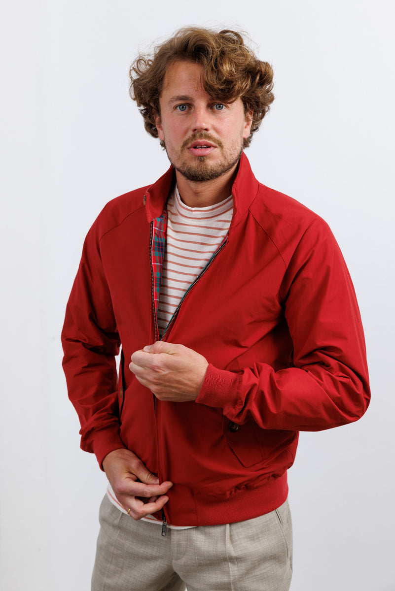 Baracuta G9 Harrington Jacket Dark Red – Herrenbude